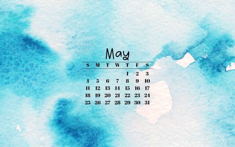 May Desktop Wallpaper - 21 Cute & Free May 2025 Calendar Backgrounds