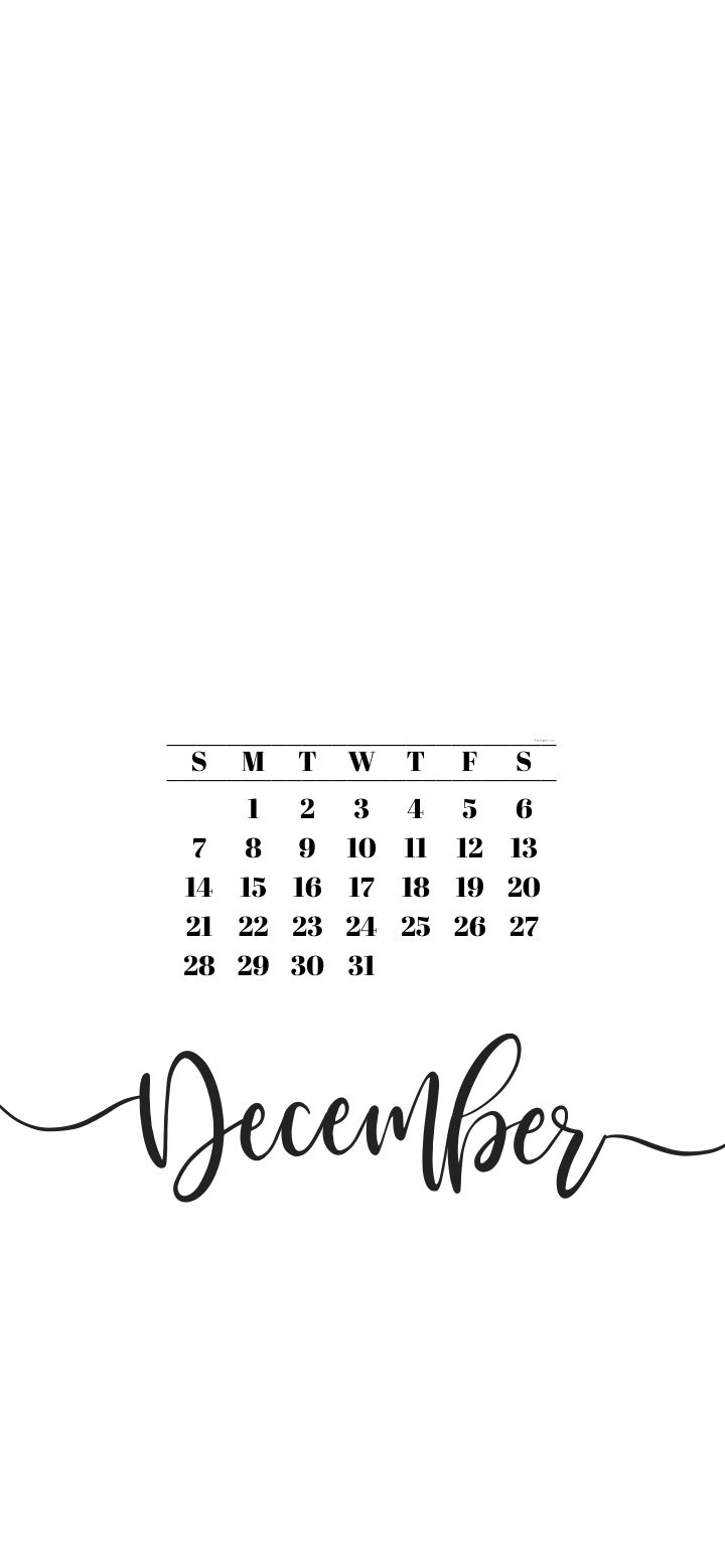 December 2025 Calendar Wallpaper - 48 Cute iPhone Backgrounds