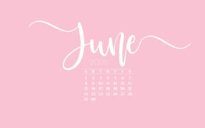 June Desktop Wallpaper - 21 Cute & Free June 2025 Calendar Backgrounds