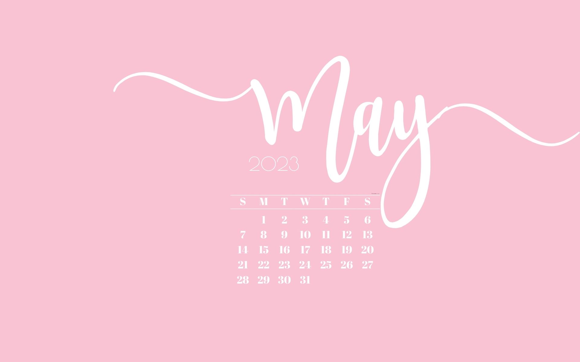 May Desktop Wallpaper - 21 Cute & Free May 2023 Calendar Backgrounds