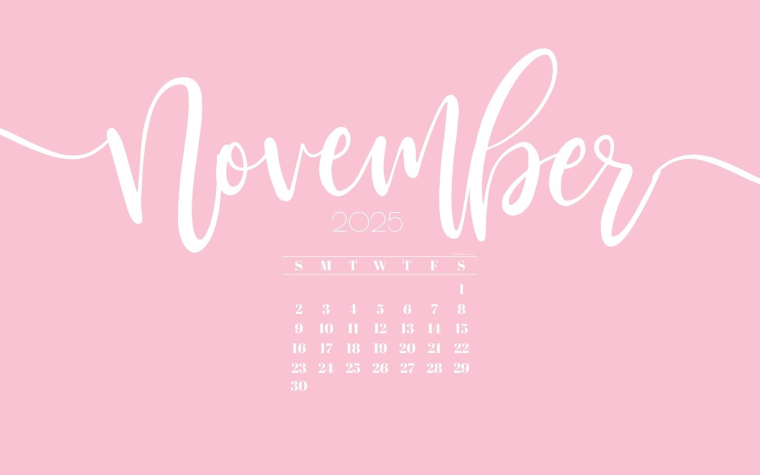 November Desktop Wallpaper - 21 Cute & Free November 2025 Calendar ...