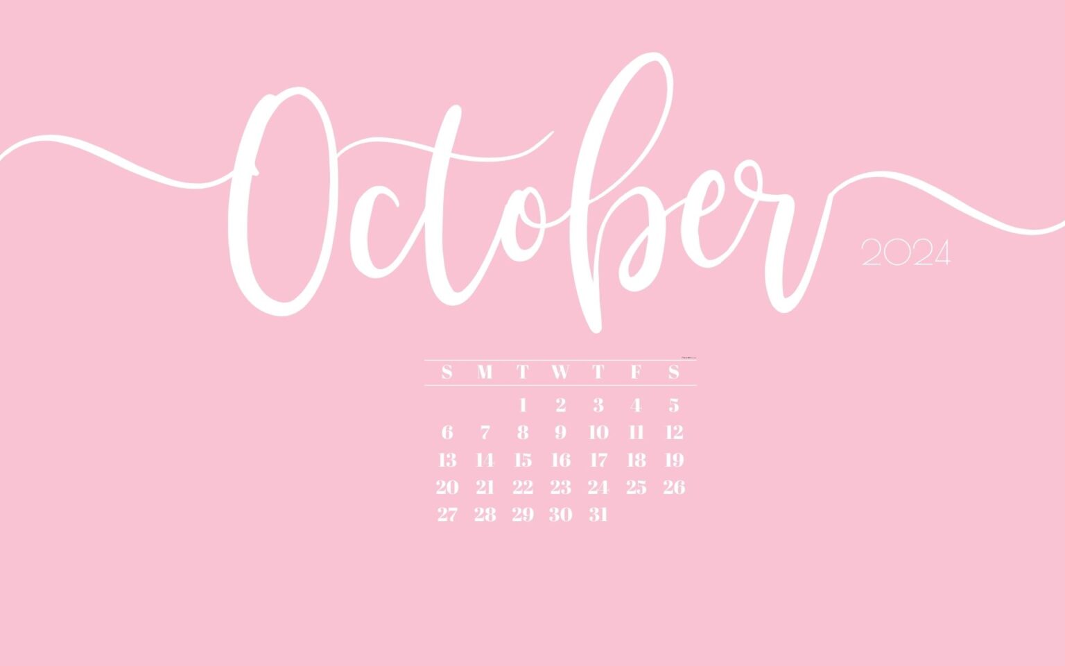October Desktop Wallpaper - 21 Cute & Free October 2024 Calendar ...
