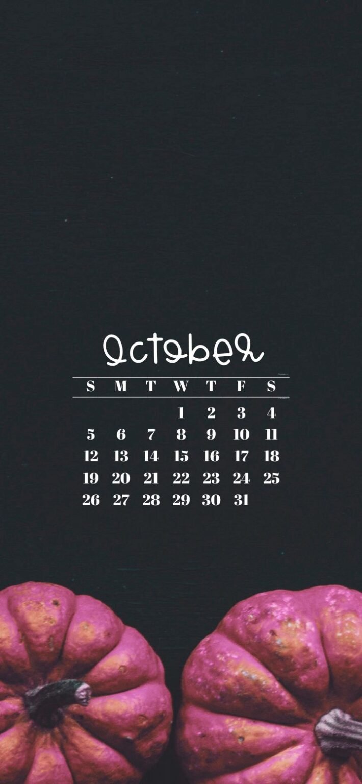 October 2025 Calendar Wallpaper - 47 Cute iPhone Backgrounds