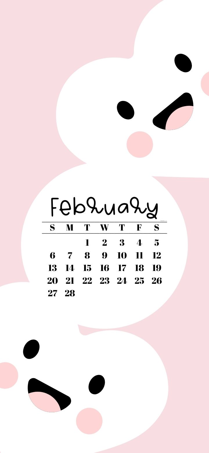 February 2022 Calendar Wallpaper - 51 Cute Backgrounds For iPhone