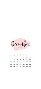 December 2022 Calendar Wallpaper - 48 Cute iPhone Backgrounds
