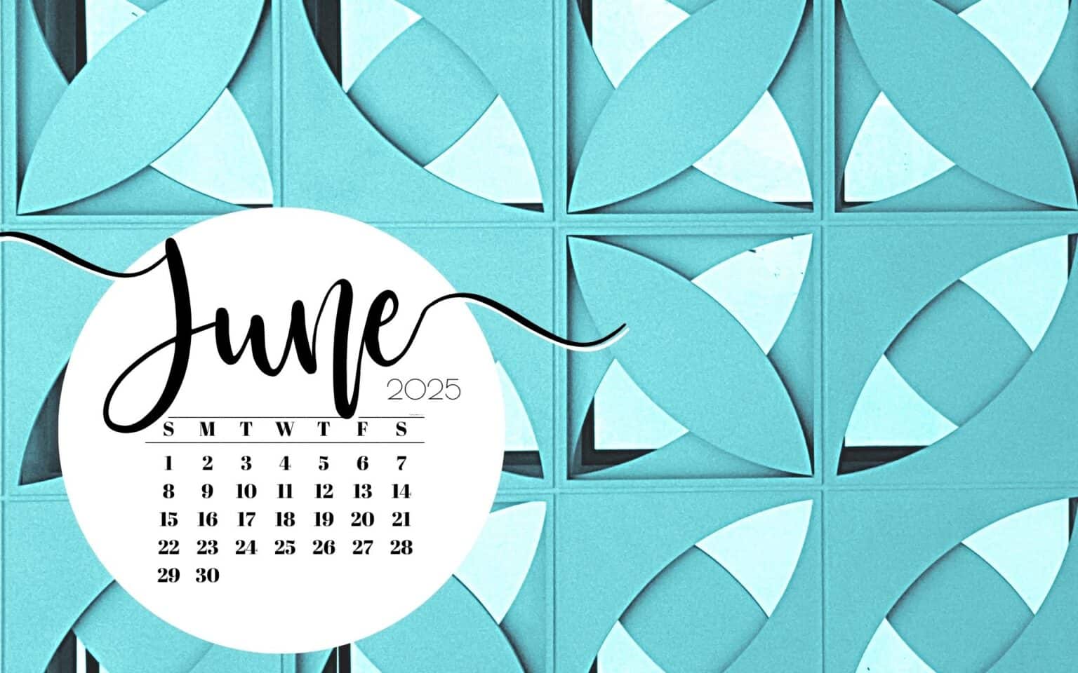 June Desktop Wallpaper - 21 Cute & Free June 2025 Calendar Backgrounds
