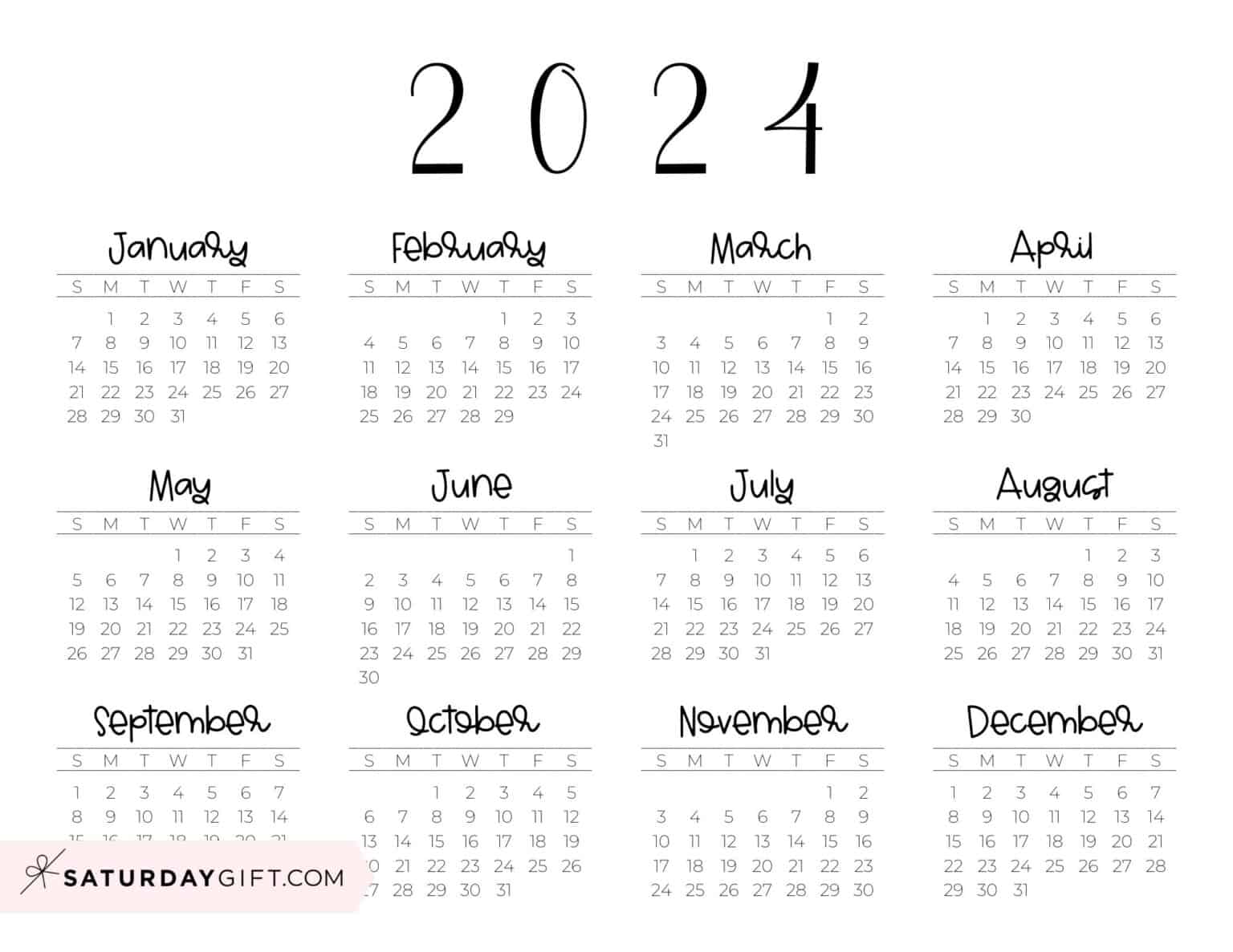 2024 Calendar Pdf Word Excel 2023 Calendar Templates And Images Free Printable Calendar 2024