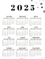 Week numbers for 2025 - What week is it? | SaturdayGift