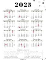 List of Federal holidays 2025 in the U.S. | SaturdayGift