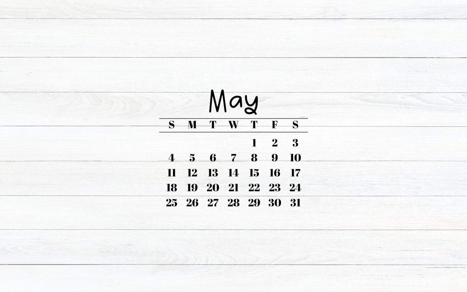 May Desktop Wallpaper - 21 Cute & Free May 2025 Calendar Backgrounds