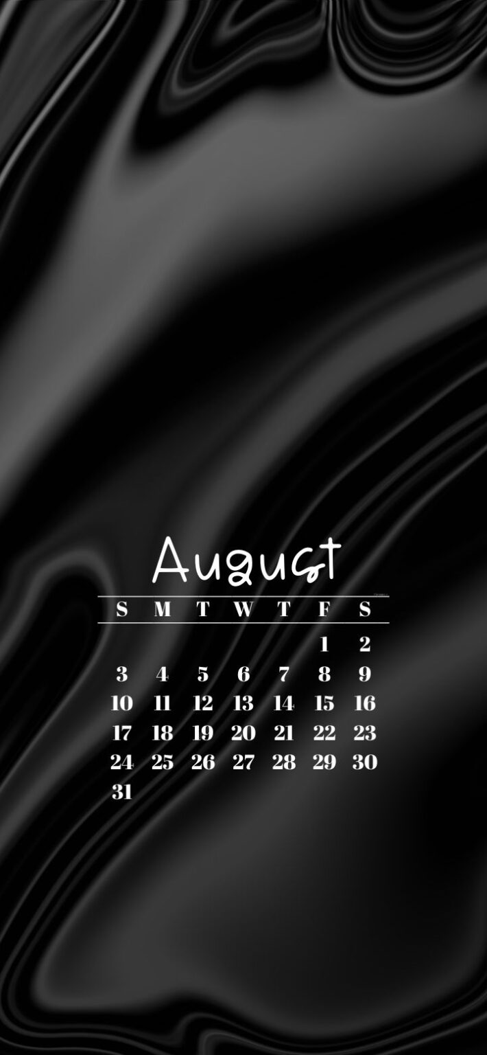 August 2025 Calendar Wallpaper - 38 Cute Backgrounds For Your iPhone