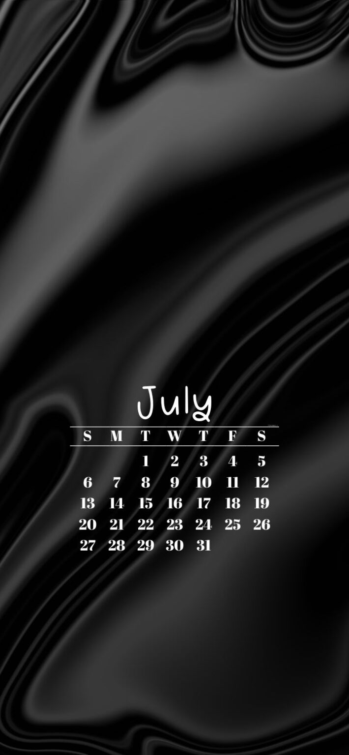 July 2025 Calendar Wallpaper - 38 Cute Backgrounds For Your iPhone