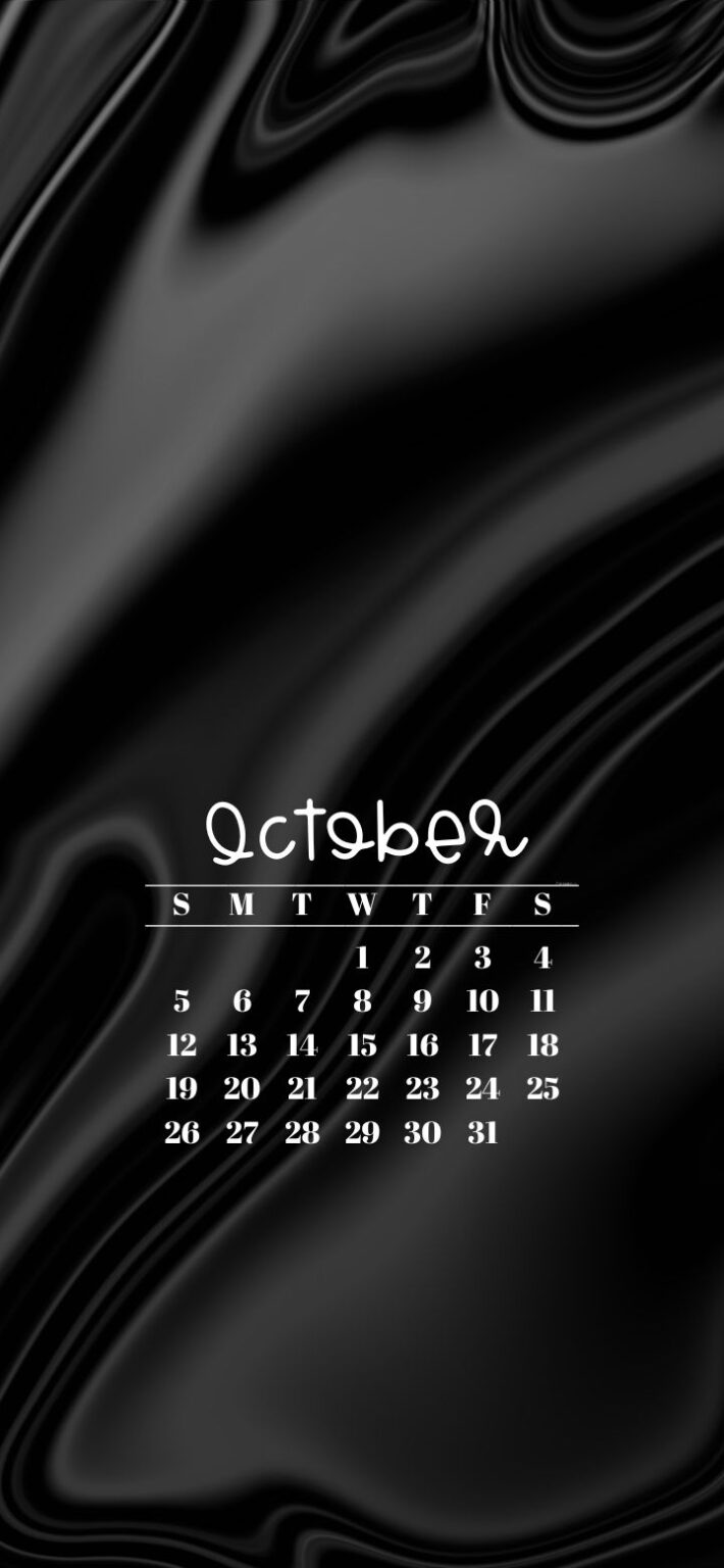 October 2025 Calendar Wallpaper - 47 Cute iPhone Backgrounds