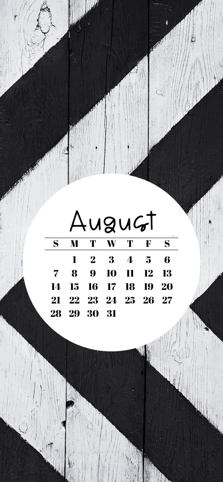 August 2022 Calendar Wallpaper - 38 Cute Backgrounds For Your iPhone