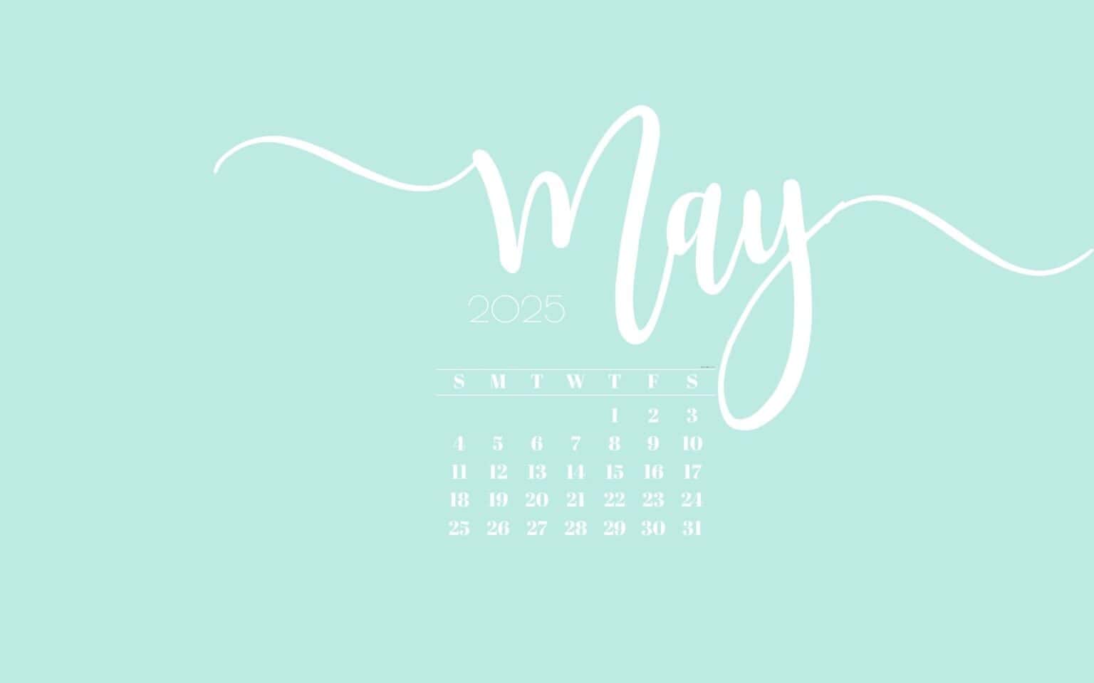 May Desktop Wallpaper - 21 Cute & Free May 2025 Calendar Backgrounds