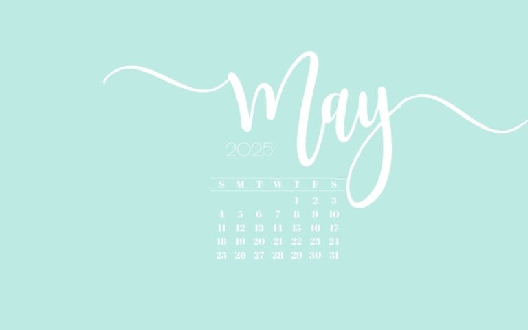 May Desktop Wallpaper - 21 Cute & Free May 2025 Calendar Backgrounds