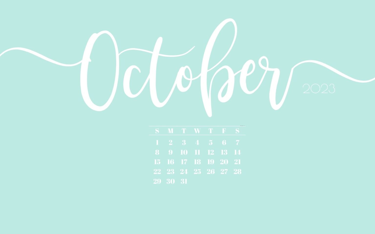 October Desktop Wallpaper - 21 Cute & Free October 2023 Calendar ...