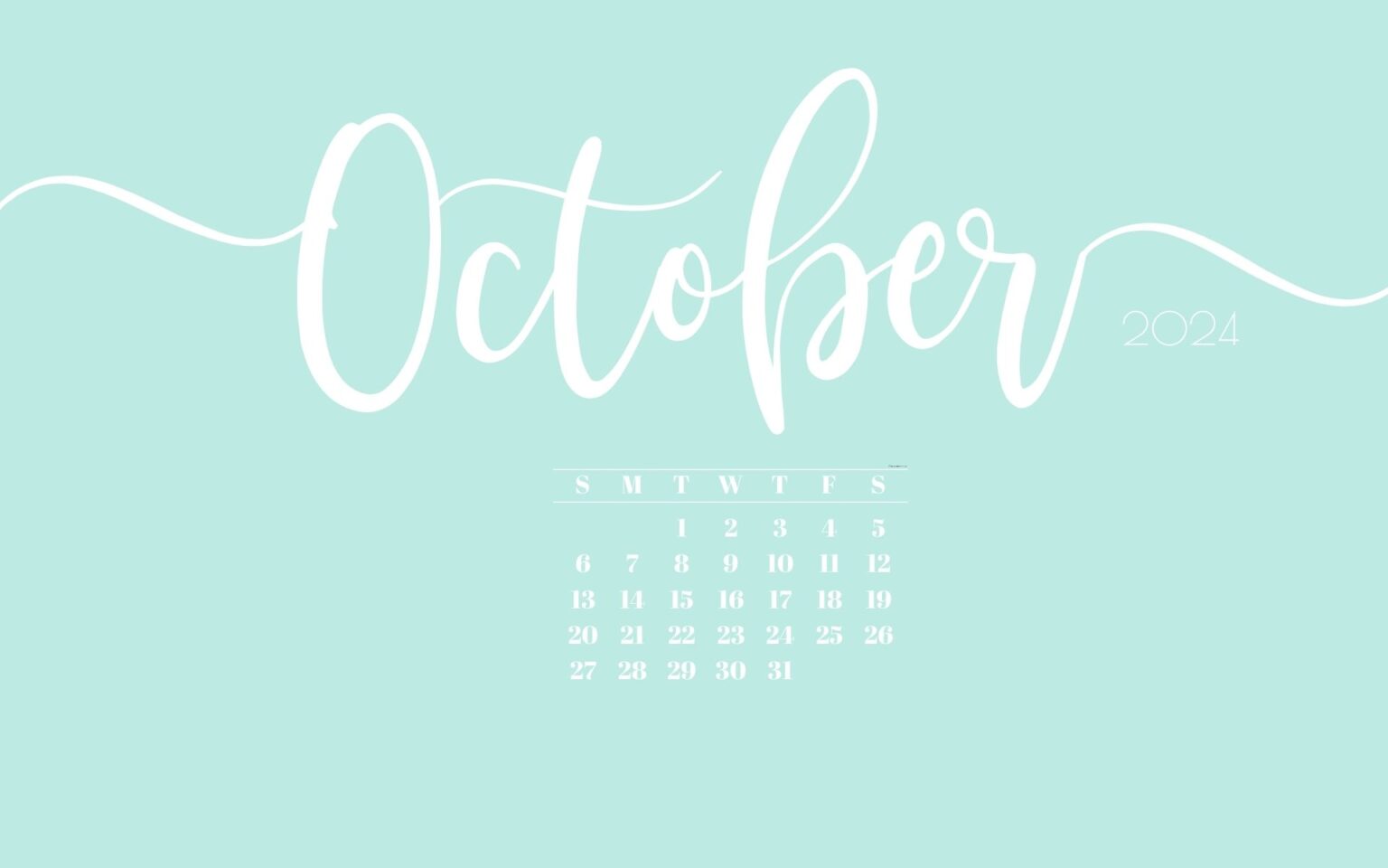 October Desktop Wallpaper - 21 Cute & Free October 2024 Calendar ...