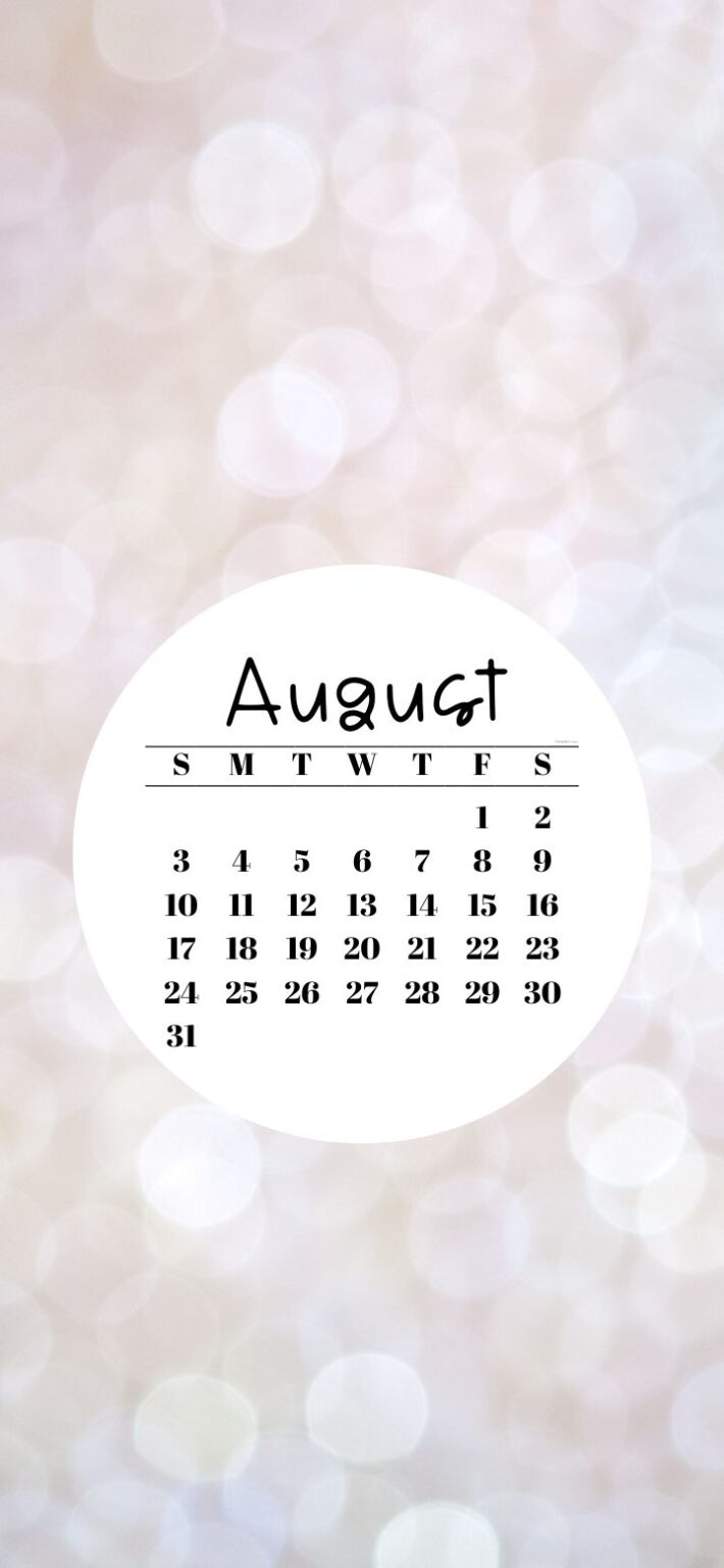 August 2025 Calendar Wallpaper - 38 Cute Backgrounds For Your iPhone