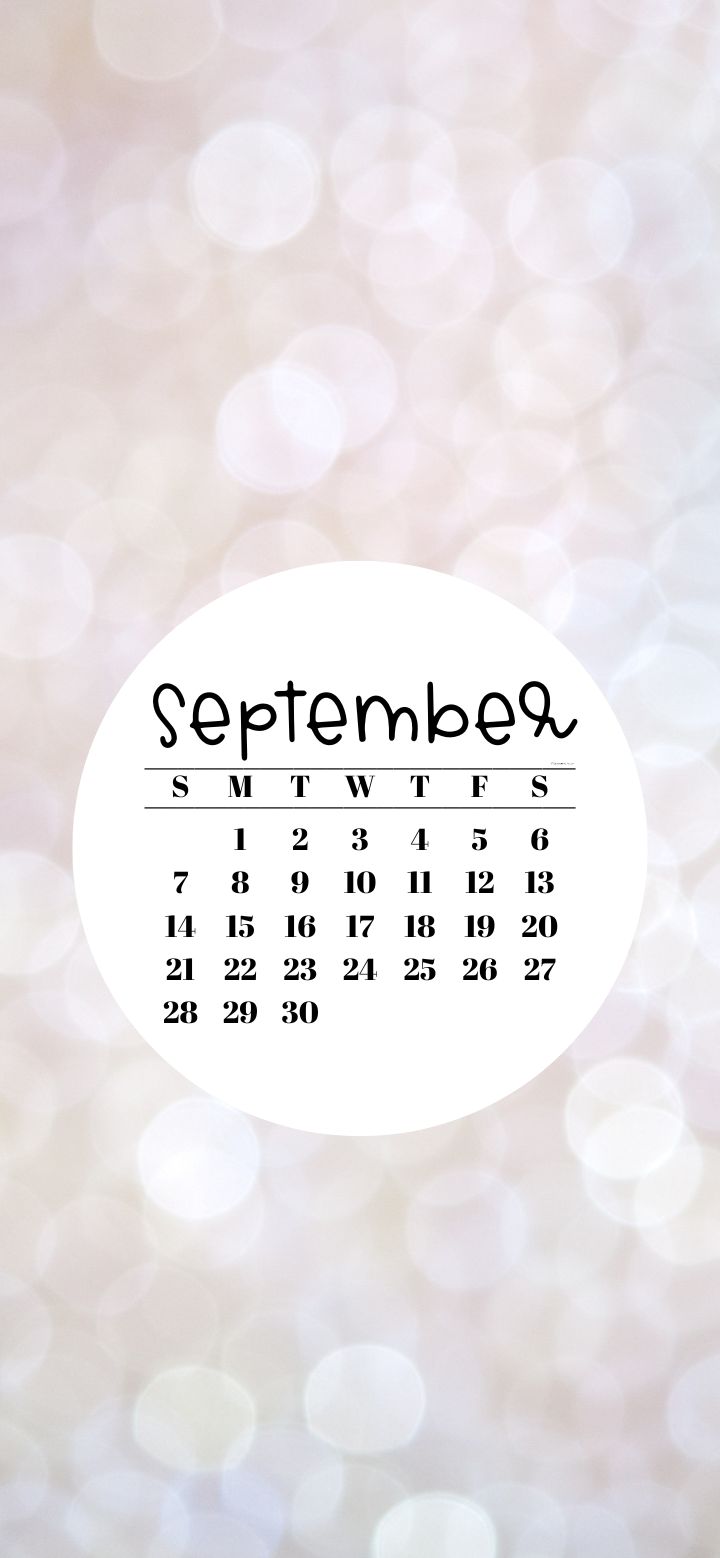September 2025 Calendar Wallpaper - 38 Cute iPhone Backgrounds