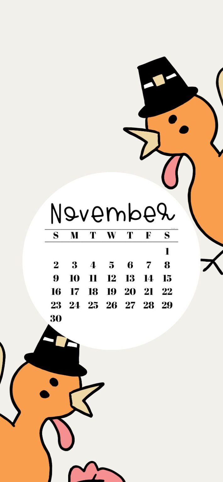 November 2025 Calendar Wallpaper - 44 Cute iPhone Backgrounds