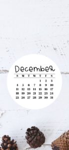 December 2022 Calendar Wallpaper - 48 Cute iPhone Backgrounds