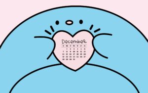 December Desktop Wallpaper - 21 Cute & Free December 2025 Calendar ...