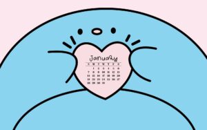January Desktop Wallpaper - 21 Cute & Free January 2024 Calendar ...