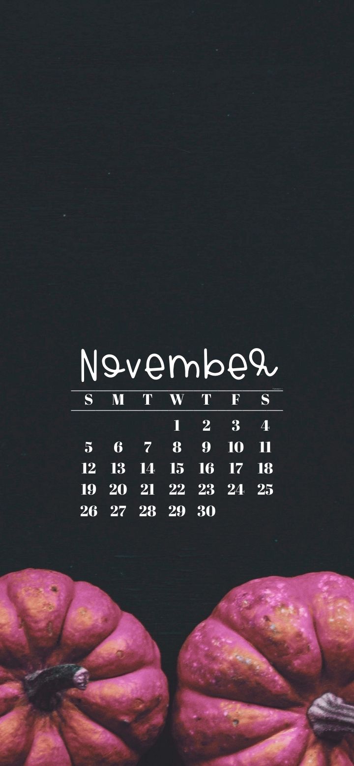 November 2023 Calendar Wallpaper - 44 Cute iPhone Backgrounds