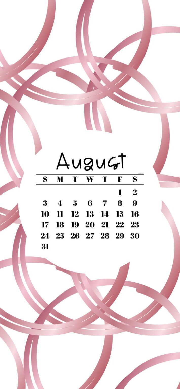 August 2025 Calendar Wallpaper - 38 Cute Backgrounds For Your iPhone