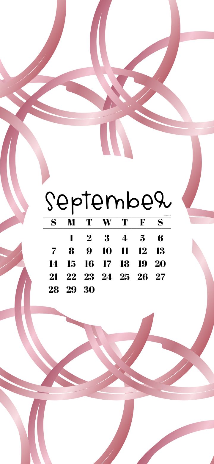 September 2025 Calendar Wallpaper - 38 Cute iPhone Backgrounds