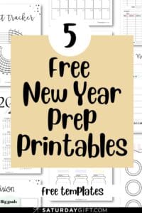 5 Free New Year Planning Printables to Get Ready Before January