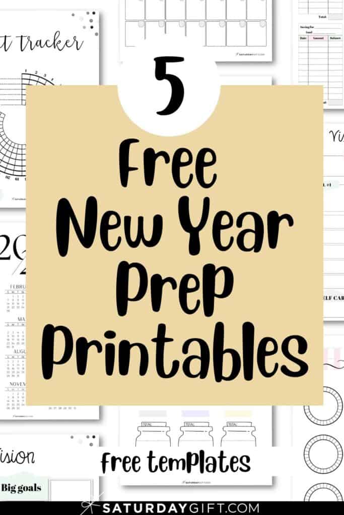 5 Free New Year Planning Printables to Get Ready Before January