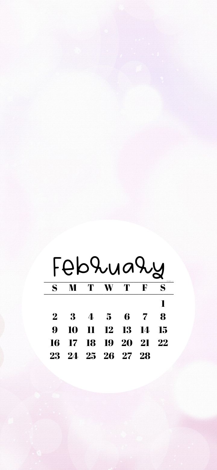 February 2025 Calendar Wallpaper - 51 Cute Backgrounds for Phone
