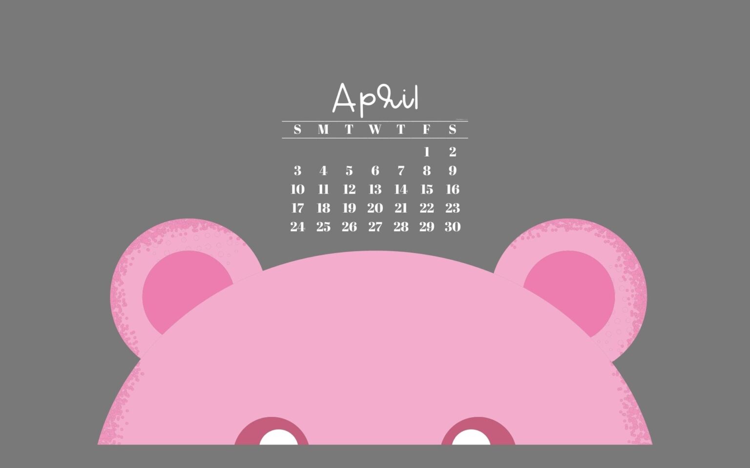 April Desktop Wallpaper - 21 Cute & Free April 2022 Calendar Backgrounds