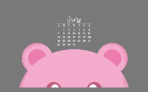 July Desktop Wallpaper - 21 Cute & Free July 2024 Calendar Backgrounds