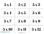 Free Printable Multiplication Flash Cards | SaturdayGift