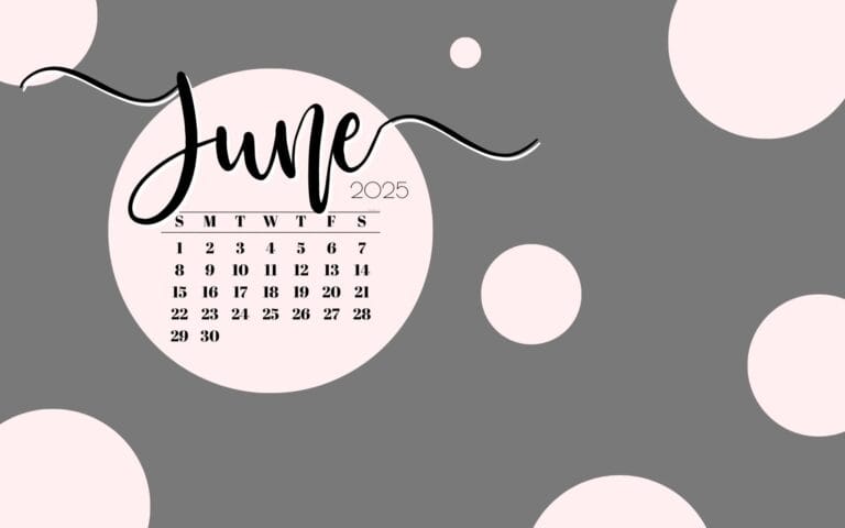 June Desktop Wallpaper - 21 Cute & Free June 2025 Calendar Backgrounds