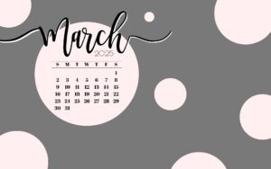 March Desktop Wallpaper - 21 Cute & Free March 2025 Calendar Backgrounds