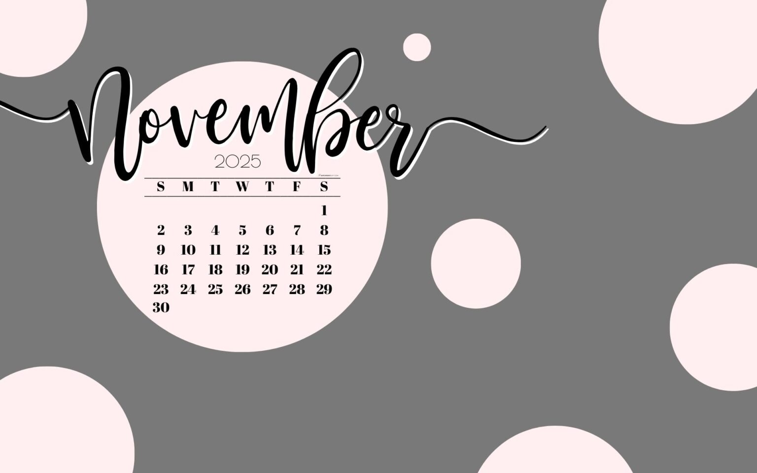 November Desktop Wallpaper - 21 Cute & Free November 2025 Calendar ...