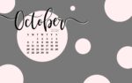 October Desktop Wallpaper - 21 Cute & Free October 2024 Calendar ...