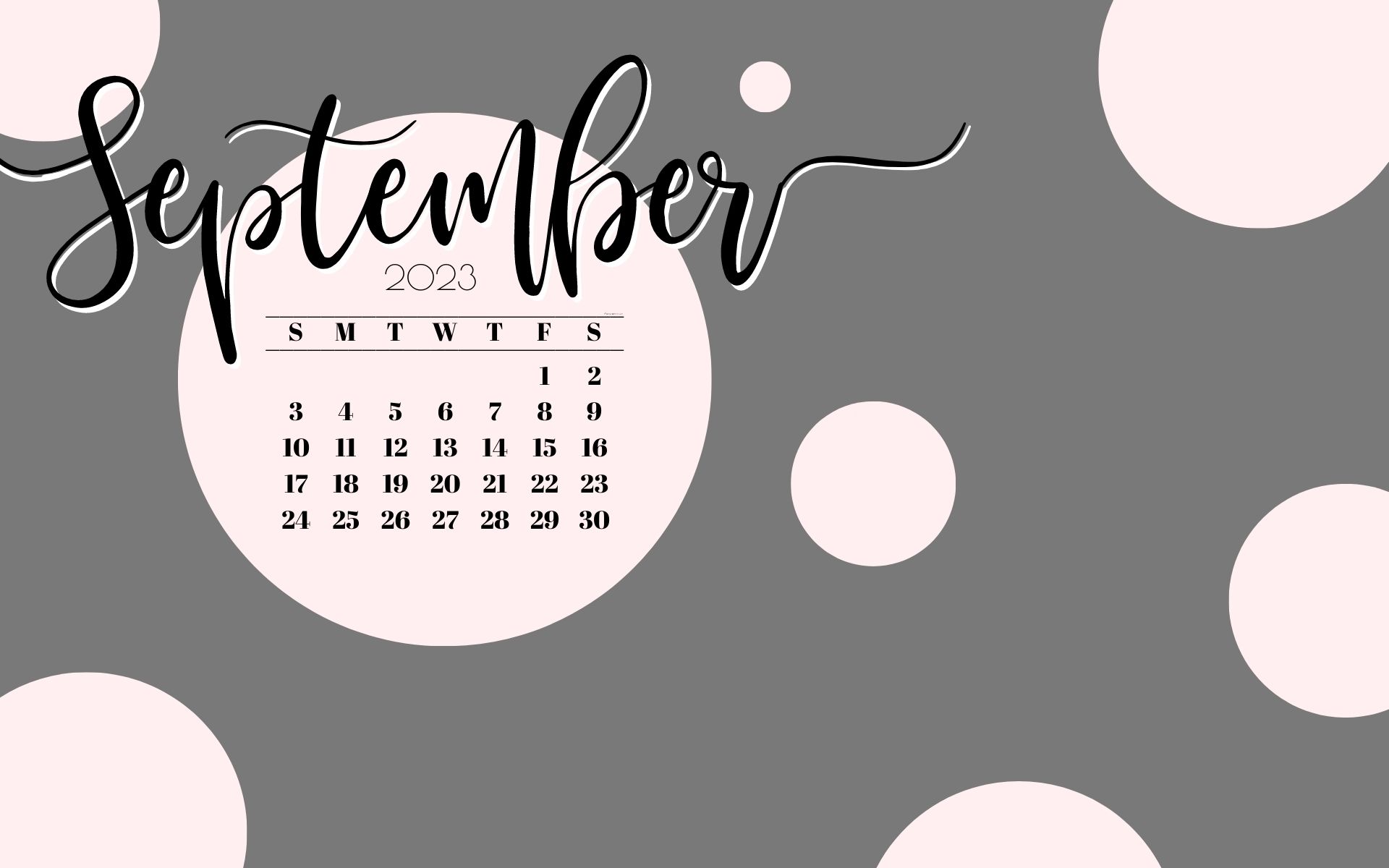 September Desktop Wallpaper - 21 Cute & Free September 2023 Calendar ...