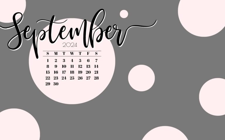 September Desktop Wallpaper - 21 Cute & Free September 2024 Calendar ...