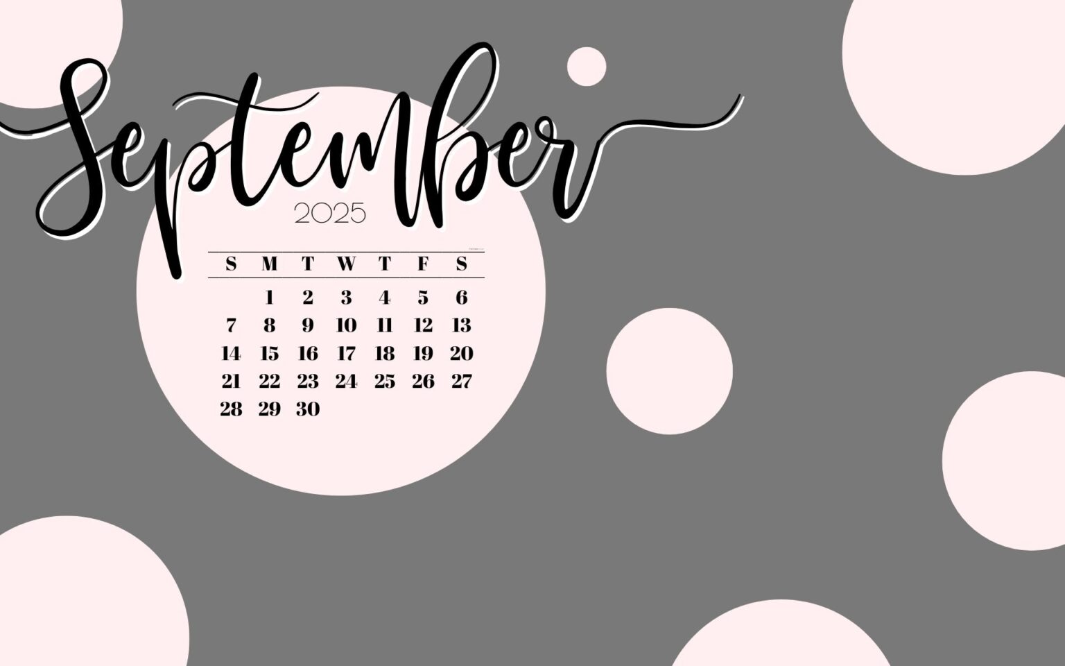 September Desktop Wallpaper - 21 Cute & Free September 2025 Calendar ...