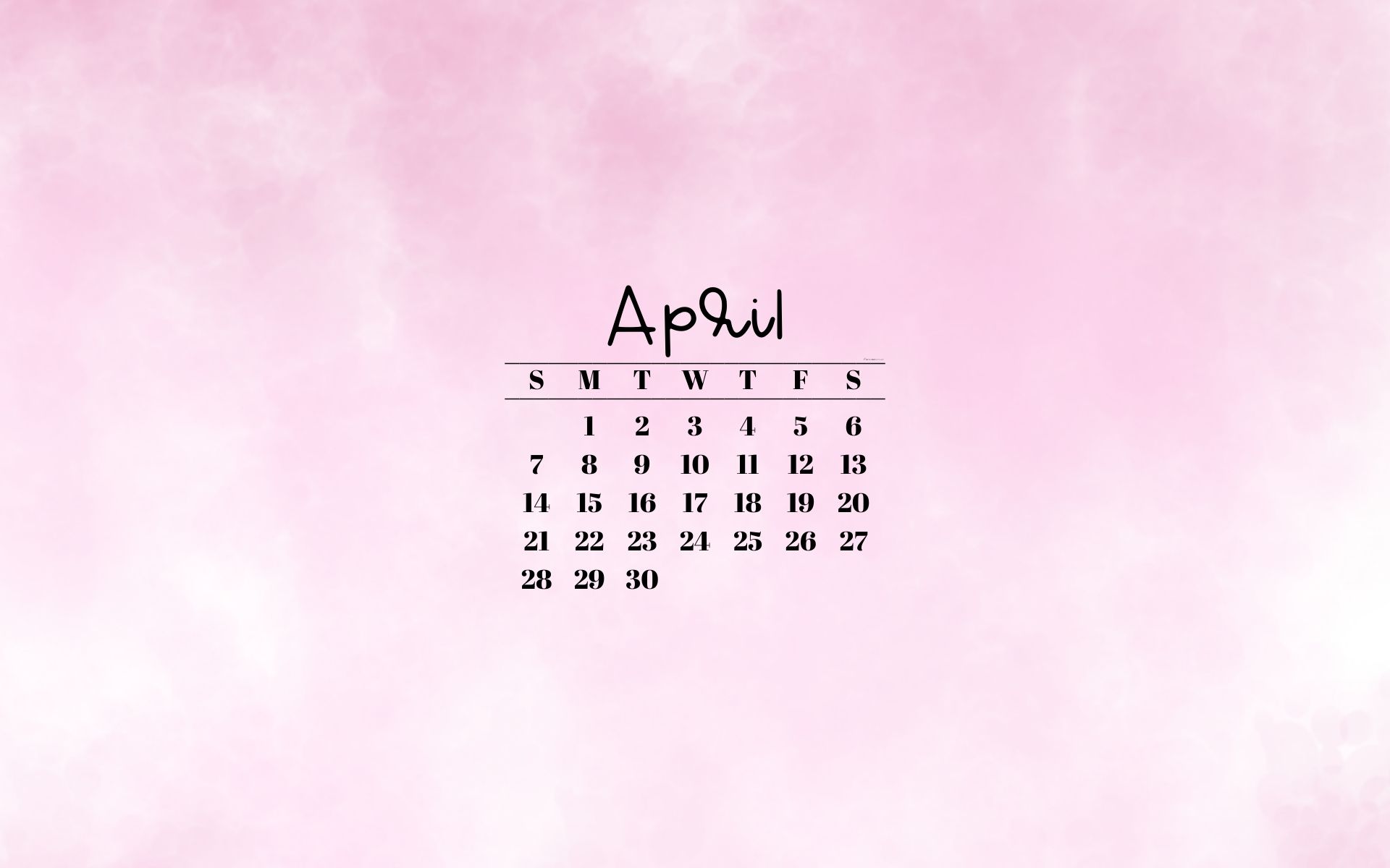 April Desktop Wallpaper - 21 Cute & Free April 2024 Calendar Backgrounds