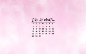 December Desktop Wallpaper - 21 Cute & Free December 2024 Calendar ...