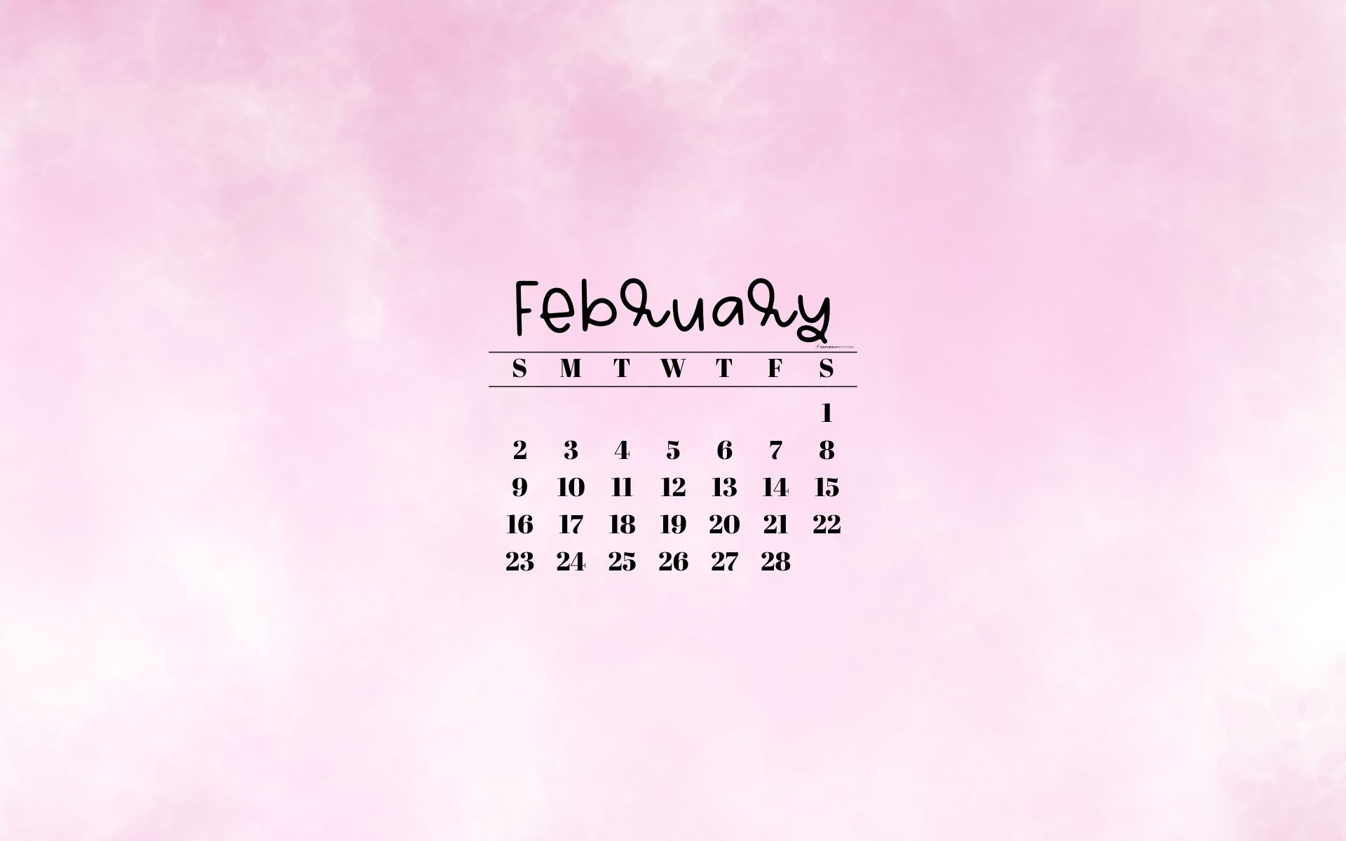 February Desktop Wallpaper - 21 Cute & Free February 2025 Calendar ...