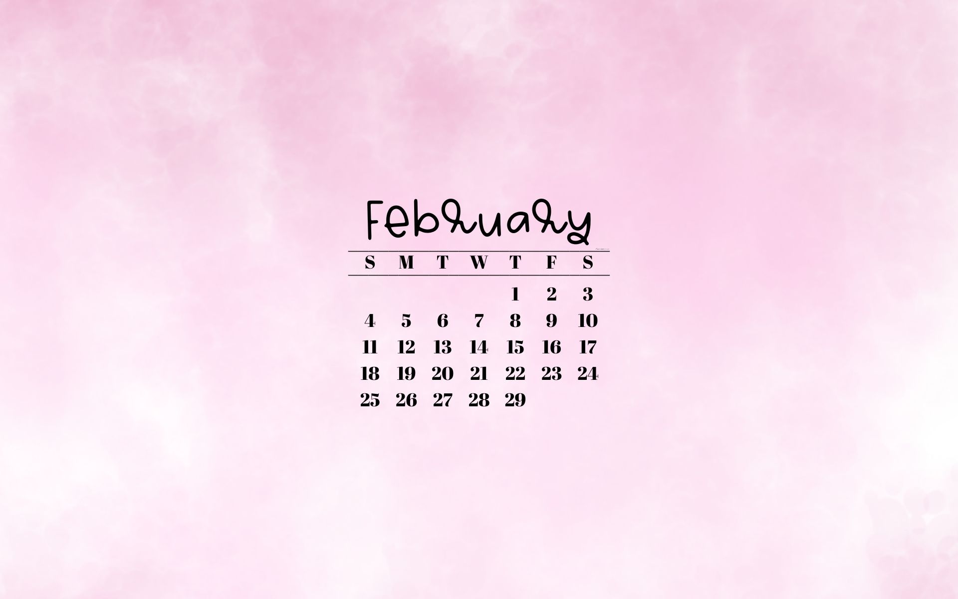 February Desktop Wallpaper - 21 Cute & Free February 2024 Calendar ...
