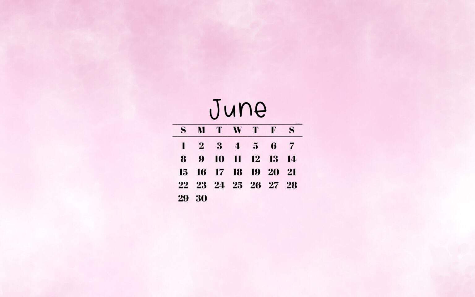 June Desktop Wallpaper - 21 Cute & Free June 2025 Calendar Backgrounds