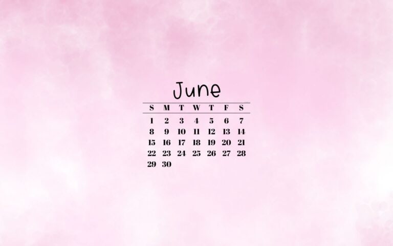 June Desktop Wallpaper - 21 Cute & Free June 2025 Calendar Backgrounds